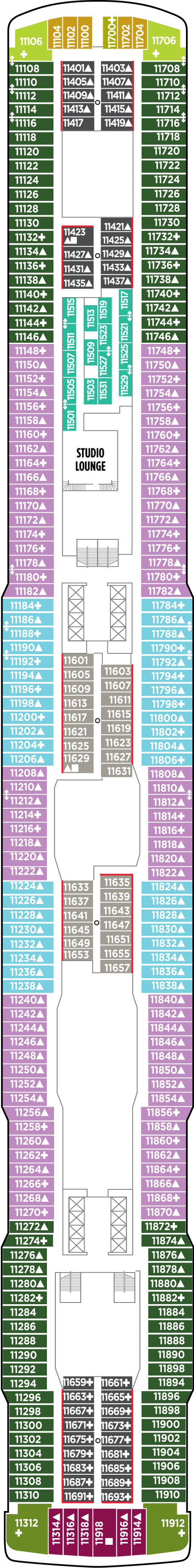 Printout of Deck Plans - Escape? - Norwegian Cruise Line - Cruise ...