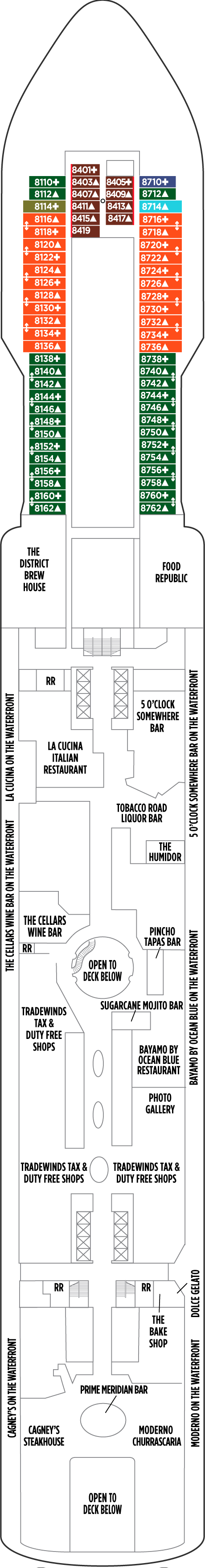 Norwegian Escape Deck 11 Floor Plan | Floor Roma