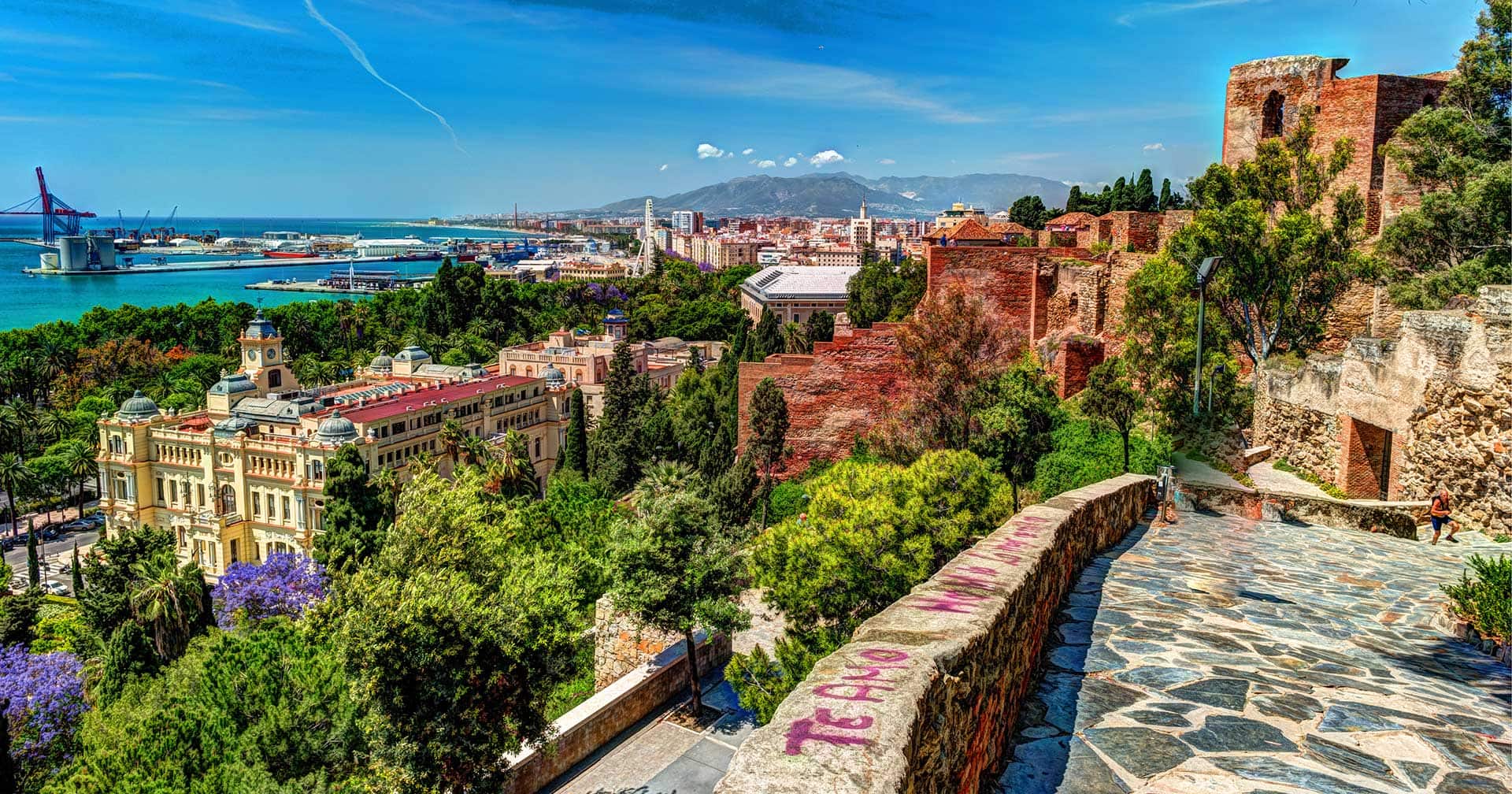 Granada (Malaga), Spain Hike to Gibralfaro Mount Excursion | Norwegian ...