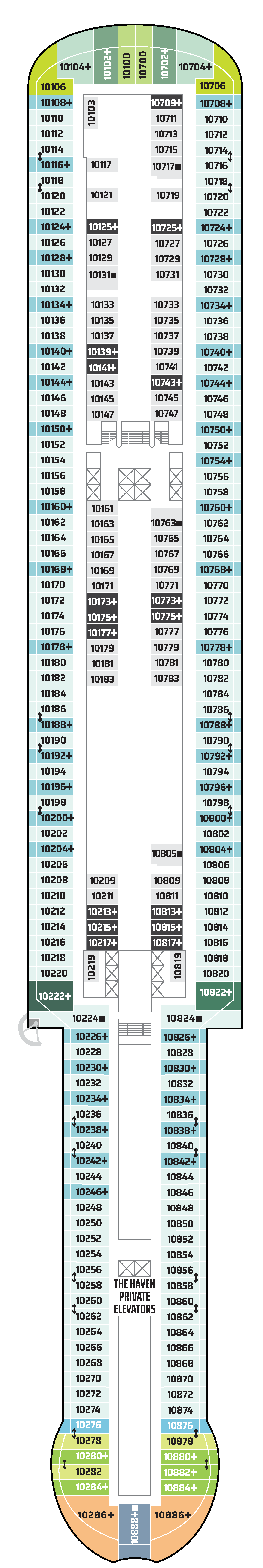 Norwegian Aqua Cruise Ship | Deck Plans | Norwegian Cruise Line