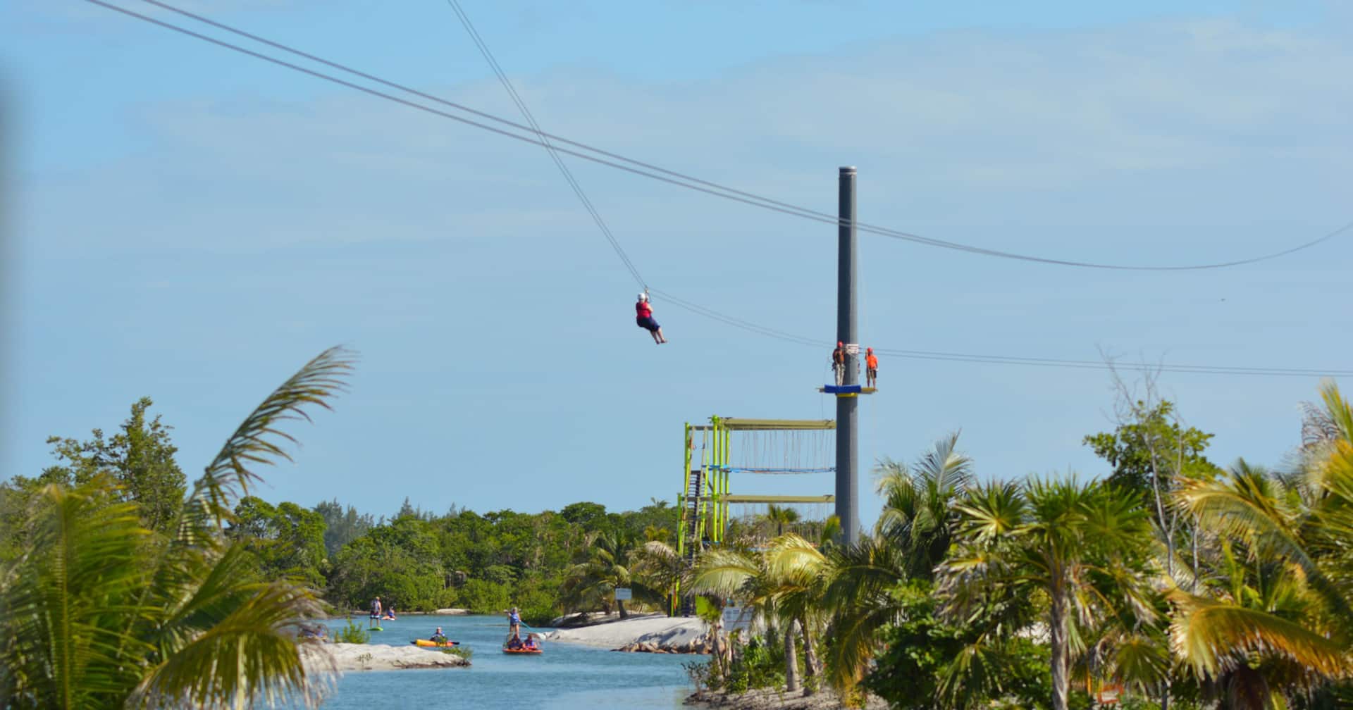 Harvest Caye, Belize Lagoon Zipline Excursion | Norwegian Cruise Line