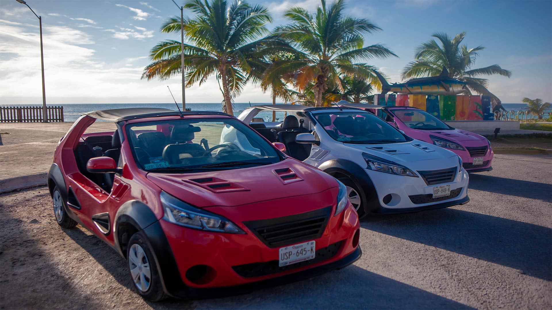 Costa Maya, Mexico Buggies Through Mahahual And Beach Excursion ...