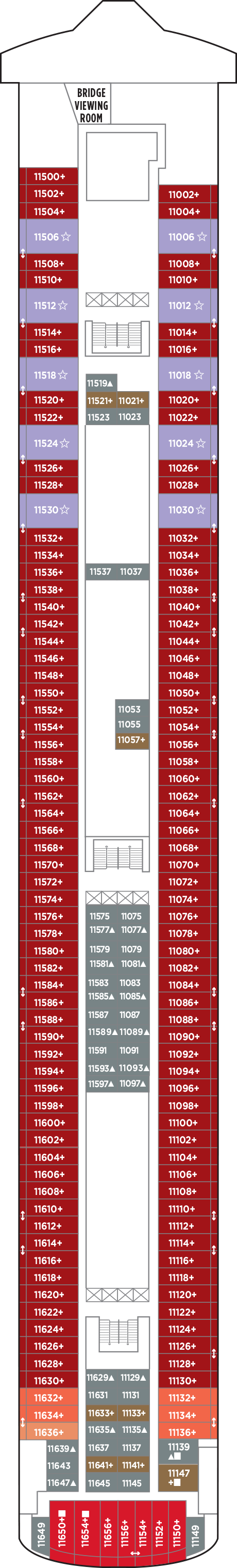 Norwegian Gem Floor Plan | Floor Roma