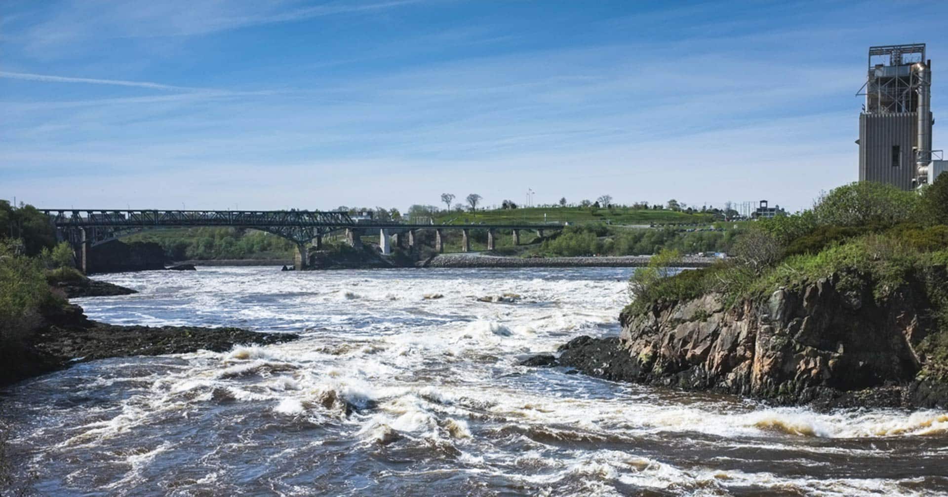 Saint John, Bay of Fundy, New Brunswick Skywalk & The Reversing Falls ...